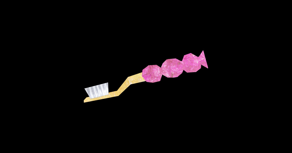 Toothbrush - Toothbrush - Sticker | TeePublic
