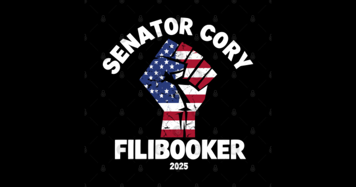 Senator Cory Booker Filibuster Cory FiliBooker - Cory Booker - Sticker ...