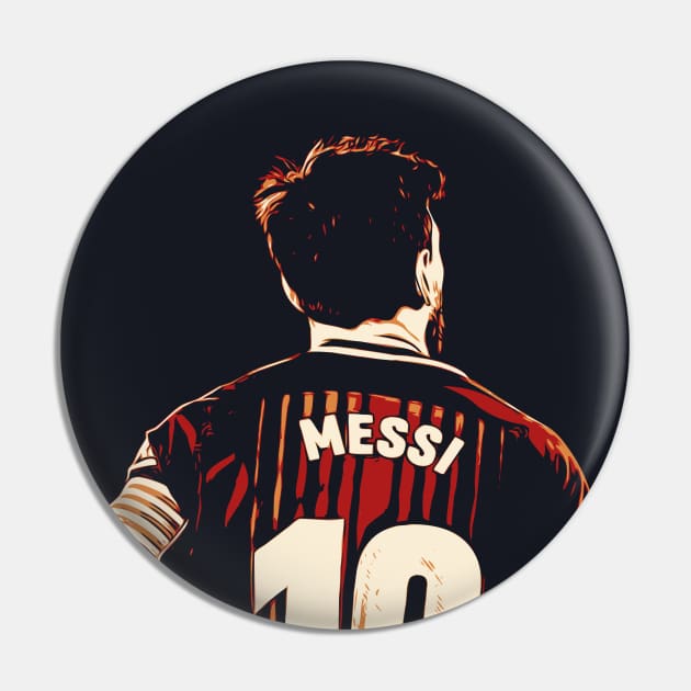 Leo Messi Barcelona - Lionel Messi - Pin | TeePublic