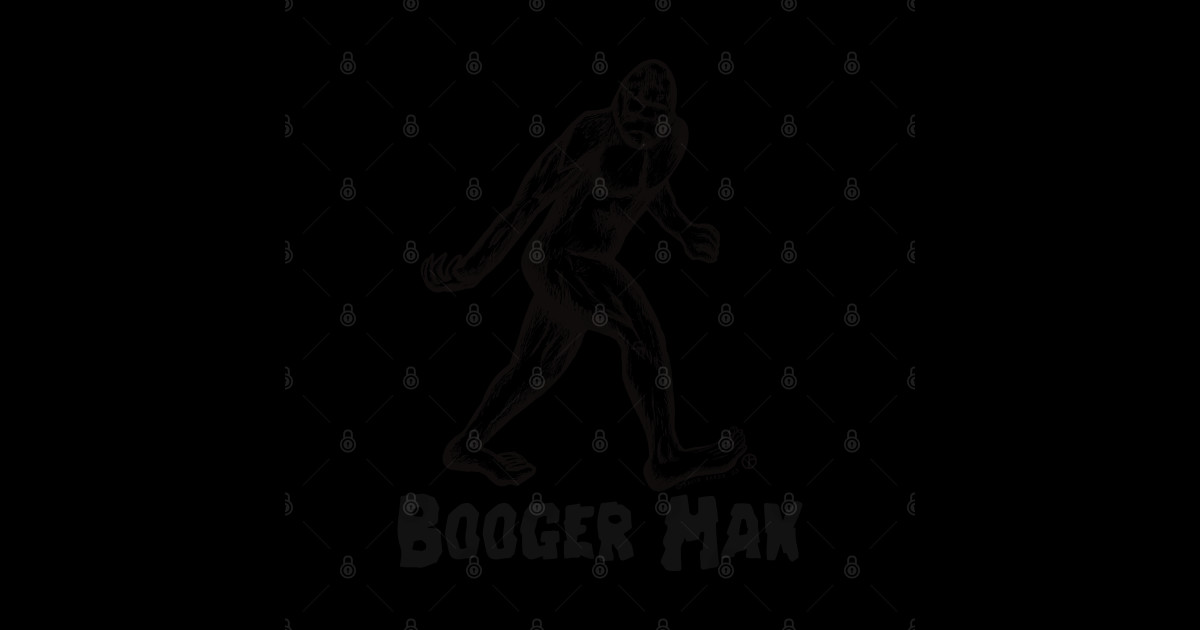 Booger Man - Bigfoot - Sticker | TeePublic