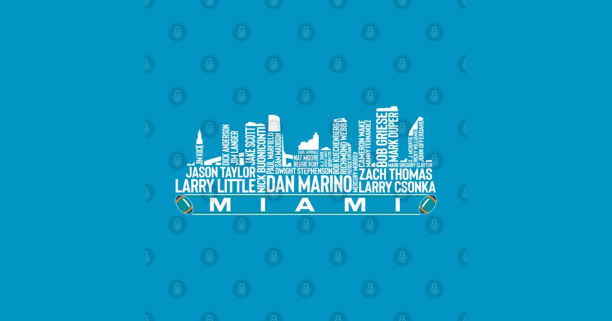 Miami Football Team All Time Legends, Miami City Skyline - Miami ...