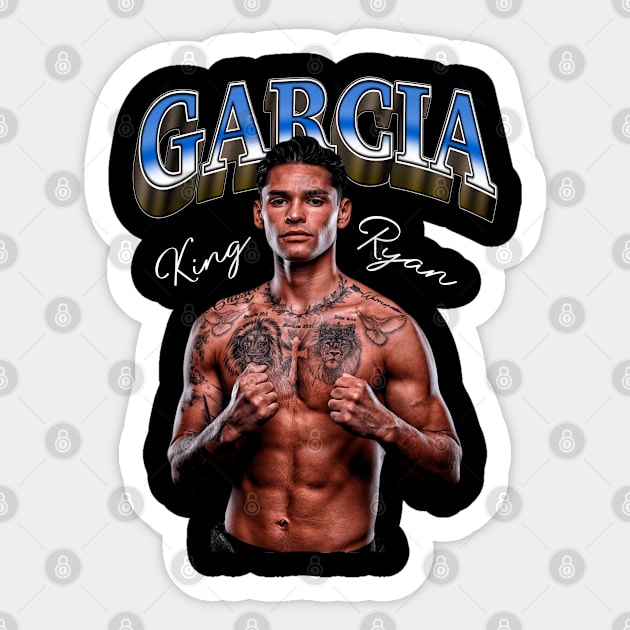 King Ryan Garcia Pose - Ryan Garcia - Sticker | TeePublic