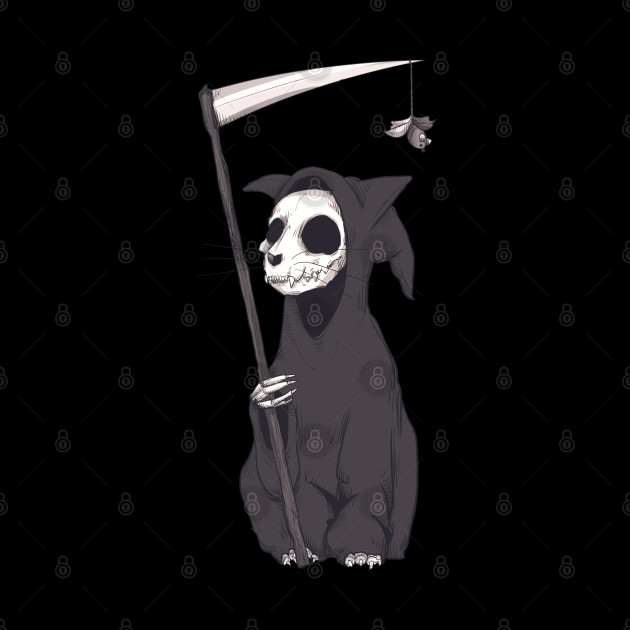 Reaper Cat - Cat - Pin | TeePublic