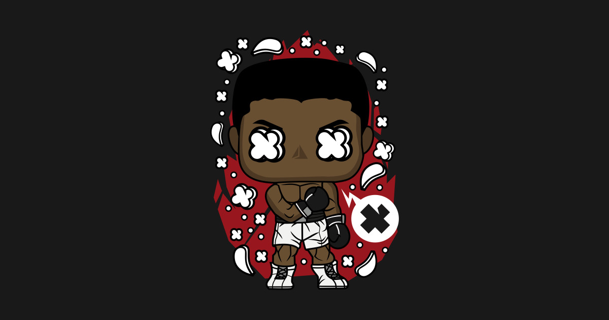 Cassius Marcellus Clay Jr Chibi Art Style /// Pro Boxer Tshirt ...