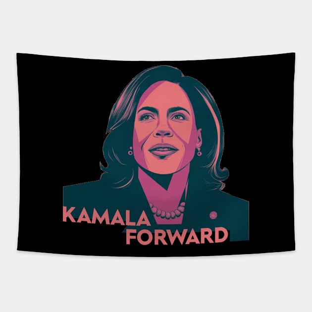KAMALA FORWARD - KAMALA HARRIS FORWARD - Kamala Forward - Tapestry ...