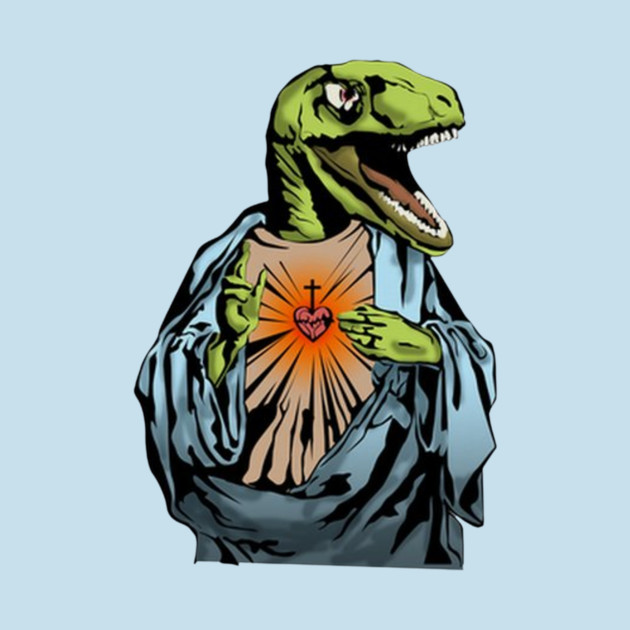 Raptor Jesus - Raptor Jesus - T-Shirt | TeePublic