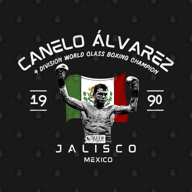 Canelo Álvarez Mexican Flag - Canelo Alvarez - T-Shirt | TeePublic