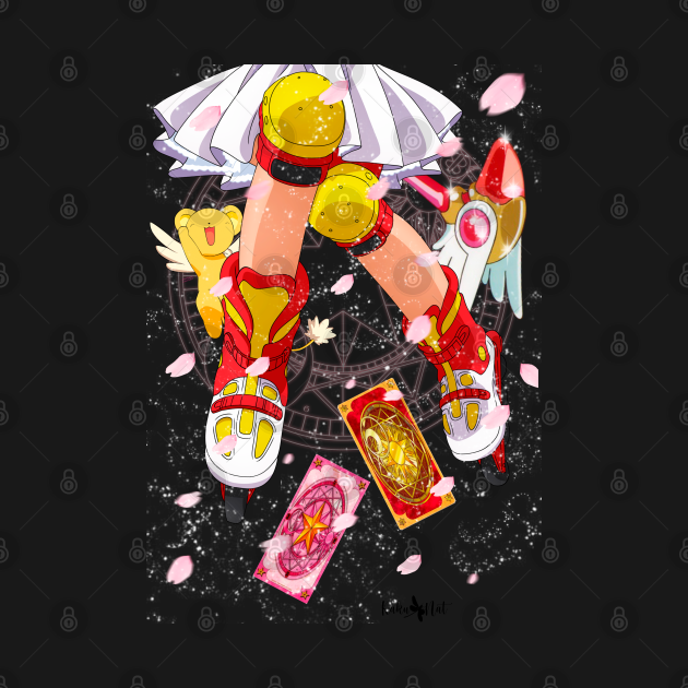 sakura card captor patines - Card Captor Sakura - T-Shirt | TeePublic