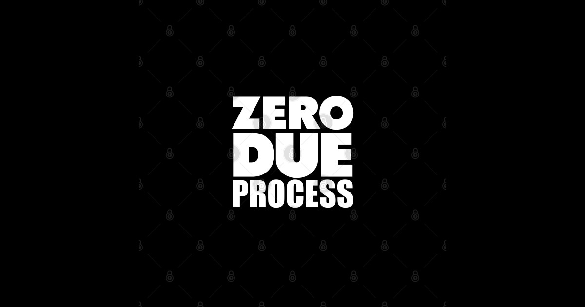 Due Process: American Gulag - Due Process - Sticker | TeePublic