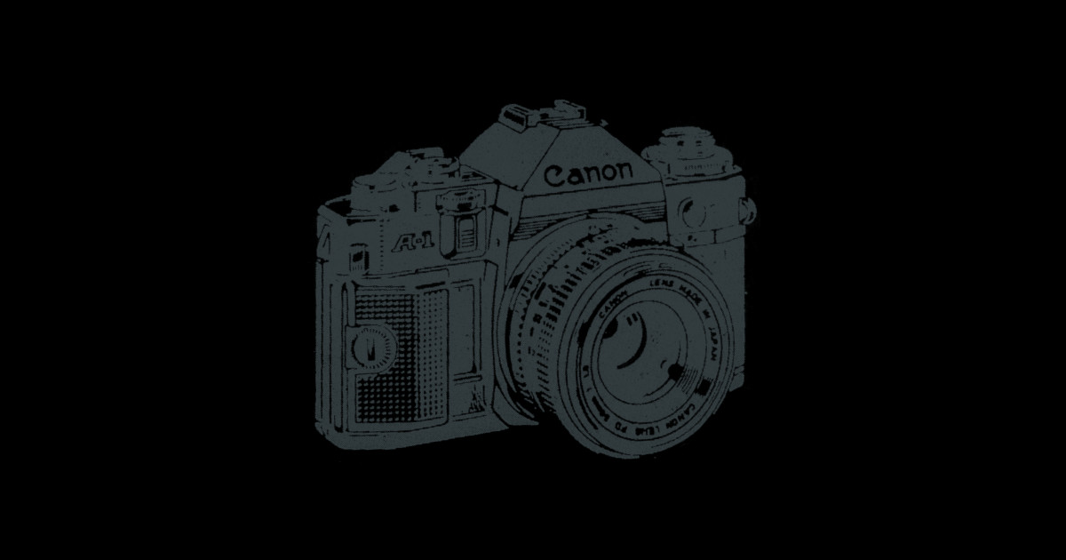 Canon A-1 35mm Film camera - Canon Film - Sticker | TeePublic