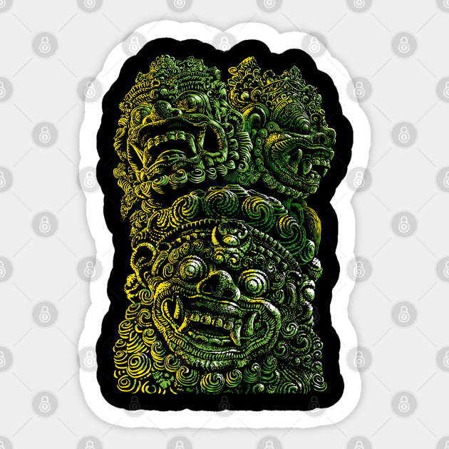 Mayan Statue - Mayan - Sticker | TeePublic