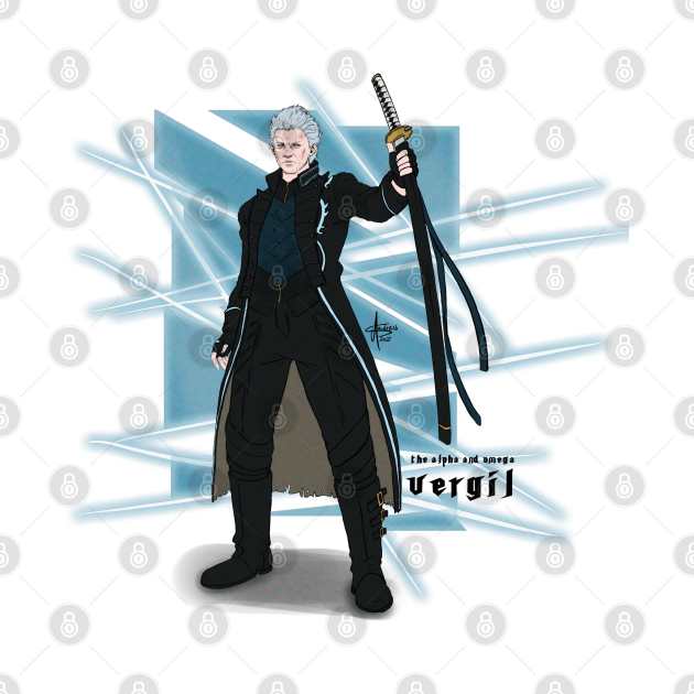 The Alpha and Omega Vergil - Vergil - Kids T-Shirt | TeePublic