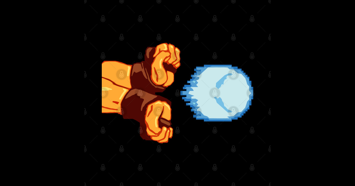HADOUKEN! - Streetfighter - Sticker | TeePublic
