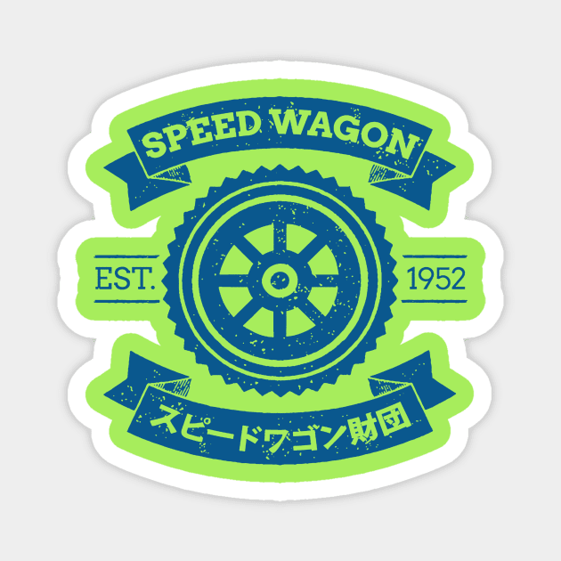 SPW - Speed Wagon Foundation - Pilot Jojos Anime Joestar Japan Jjb Kid ...