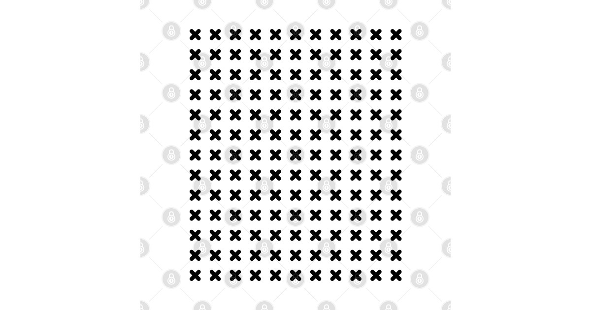 Minimal X Pattern Simple Minimalist Design Gift Women Men Boys Girls ...