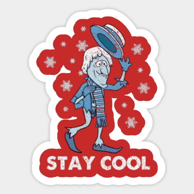 Snow Miser — Stay Cool Classic - Miser Brothers - Sticker | TeePublic