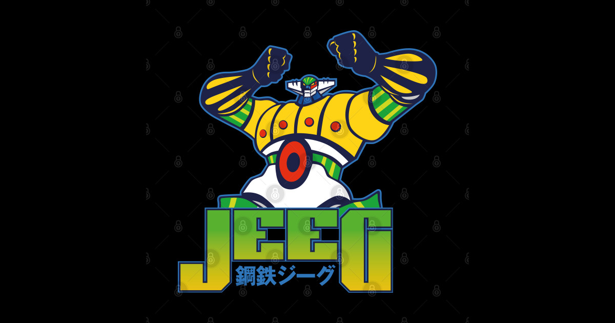 353 Jeeg Robot - Jeeg Robot - Sticker | TeePublic