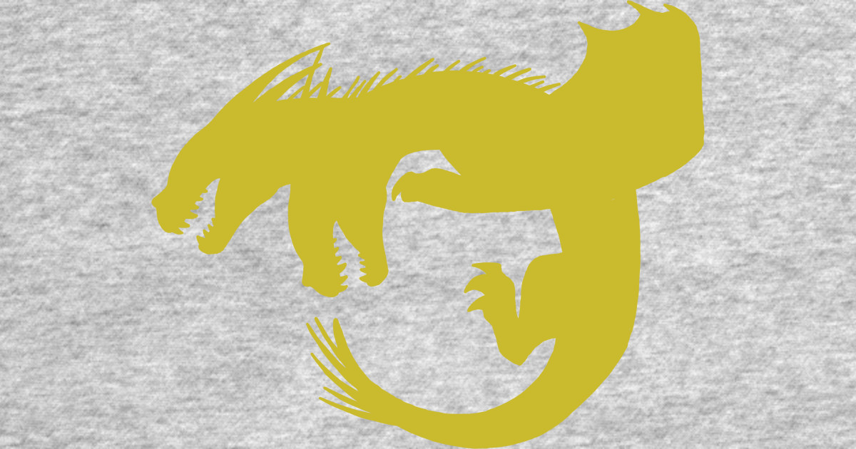 King Ghidorah Dragon Logo - Ghidorah - T-Shirt | TeePublic