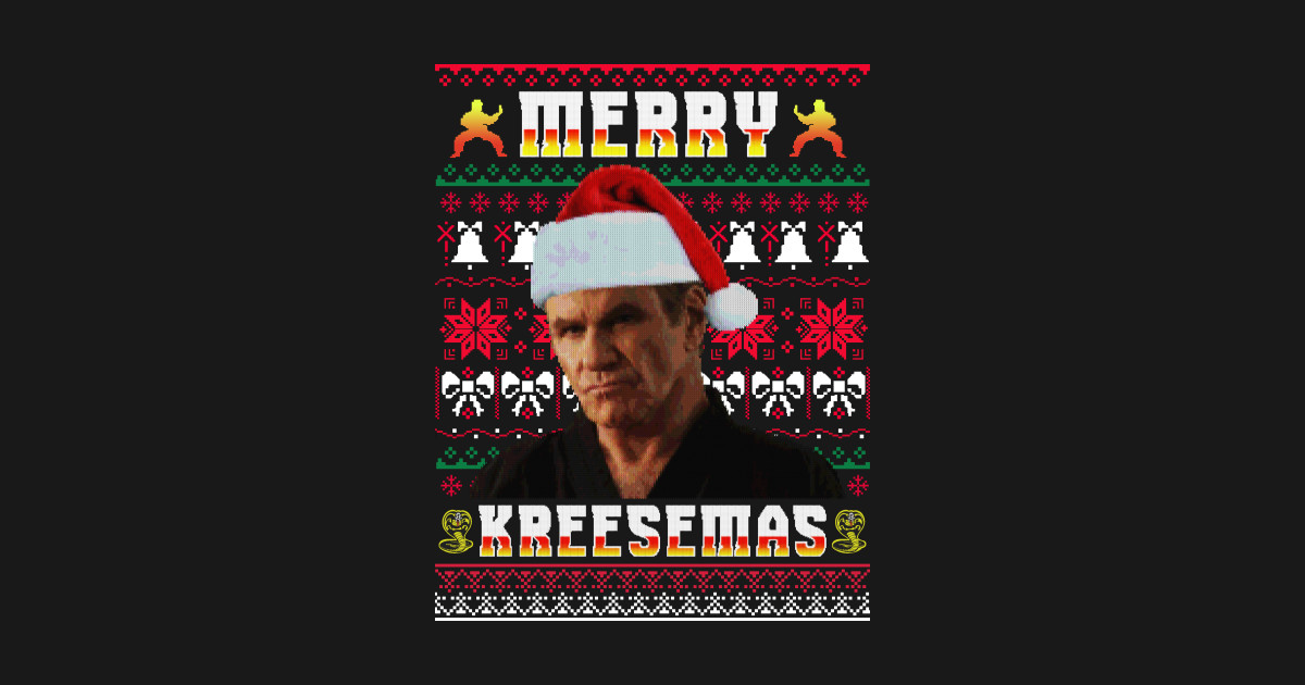 Merry Kreesemas - Cobra Kai Ugly Xmas Sweater - Ugly Christmas Sweater ...