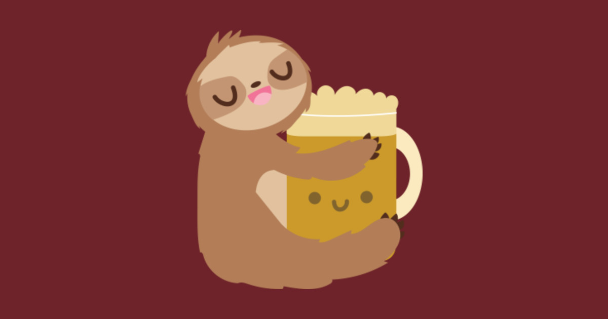 Sloth Beer - Sloth - T-Shirt | TeePublic