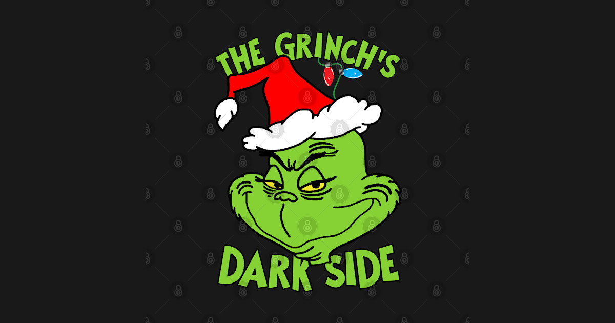 Grinch's Dark Naughty Side - Grinch - T-Shirt | TeePublic