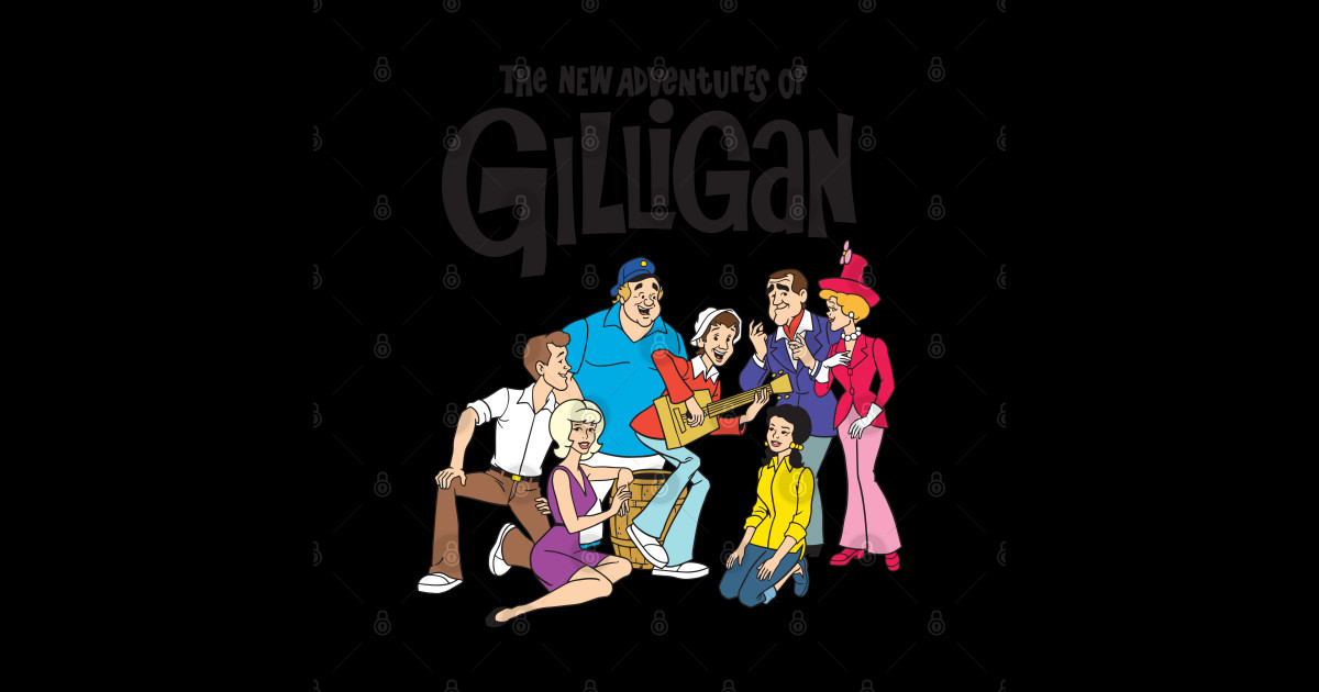 The New Adventures of Gilligan Cartoon - Gilligan Cartoon - Magnet ...