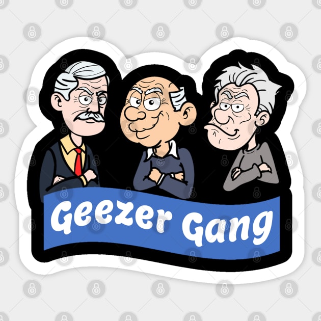 Geezer Gang logo - Geezer - Sticker | TeePublic