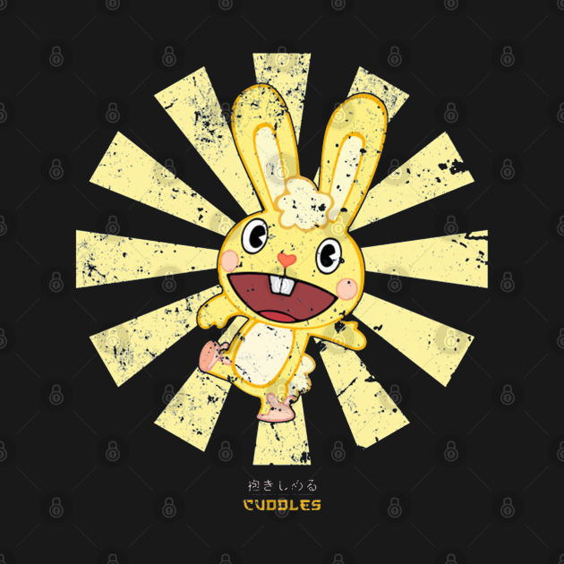 Cuddles Retro Japanese Happy Tree Friends - Happy Tree Friends - T ...