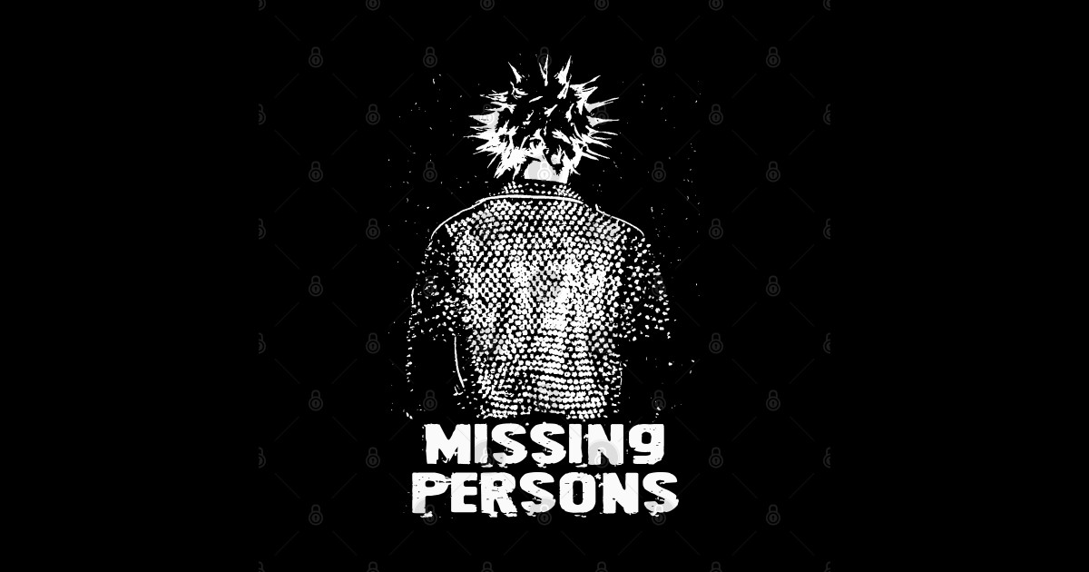 missing persons get punk - Missing Persons - Sticker | TeePublic