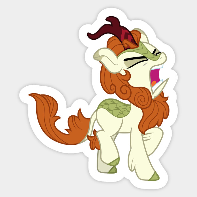 Frustrated Autumn Blaze - My Little Pony - Sticker | TeePublic