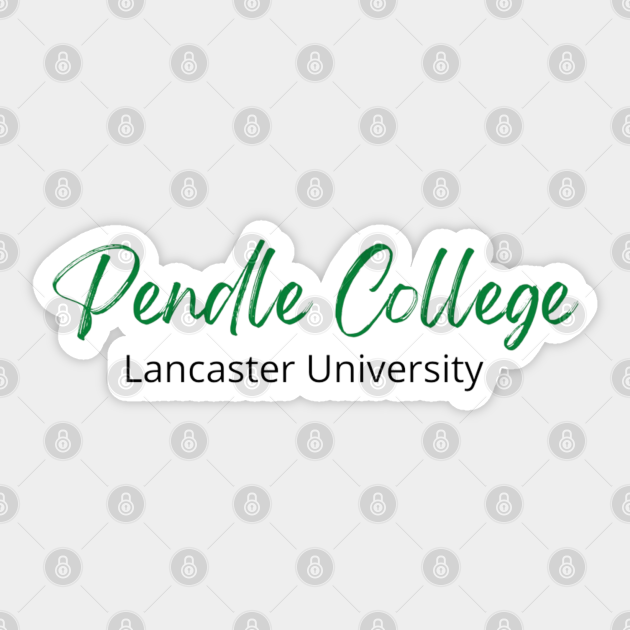 Pendle College, Lancaster University - Pendle - Sticker | TeePublic