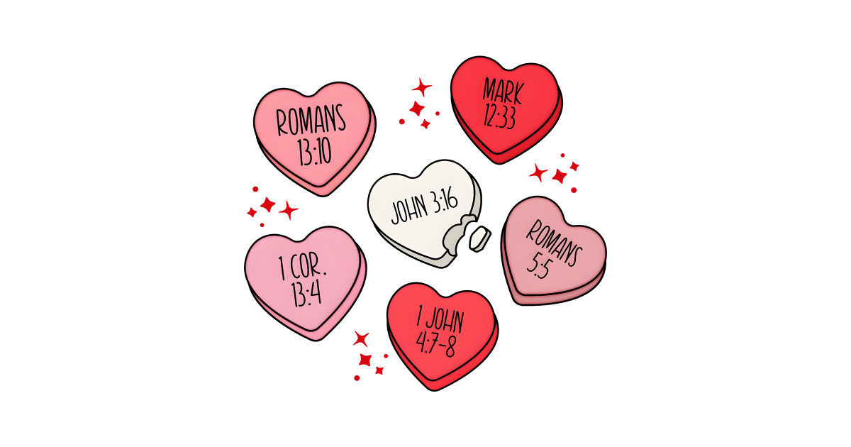 Christian Conversation Heart Valentines Day, Cute Valentine Candy ...