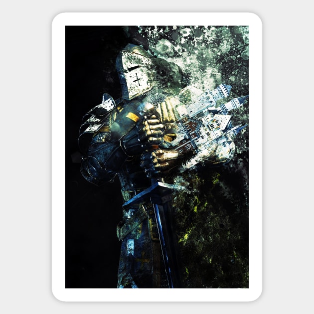 Medieval Knight - Medieval - Sticker | TeePublic