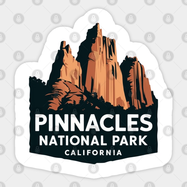 Pinnacles National Park High Peaks Illustration - Pinnacles National ...