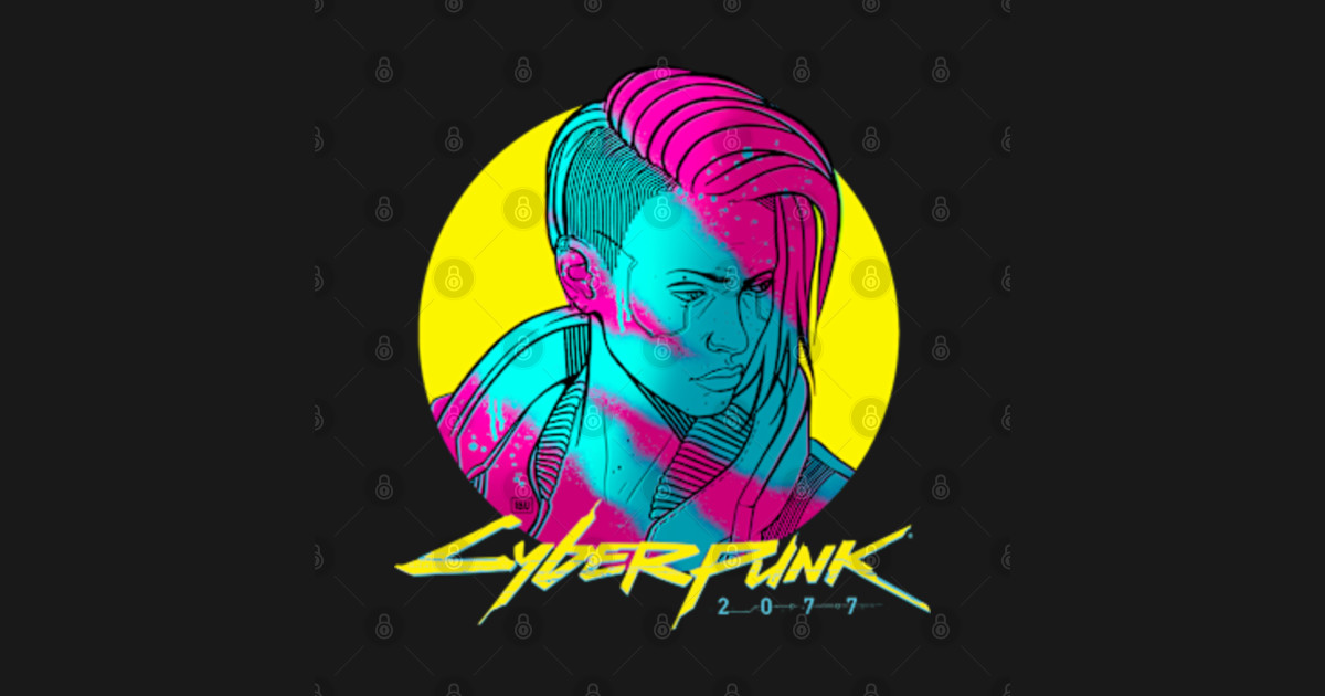 Female V - Logo Version - Cyberpunk 2077 - T-Shirt | TeePublic