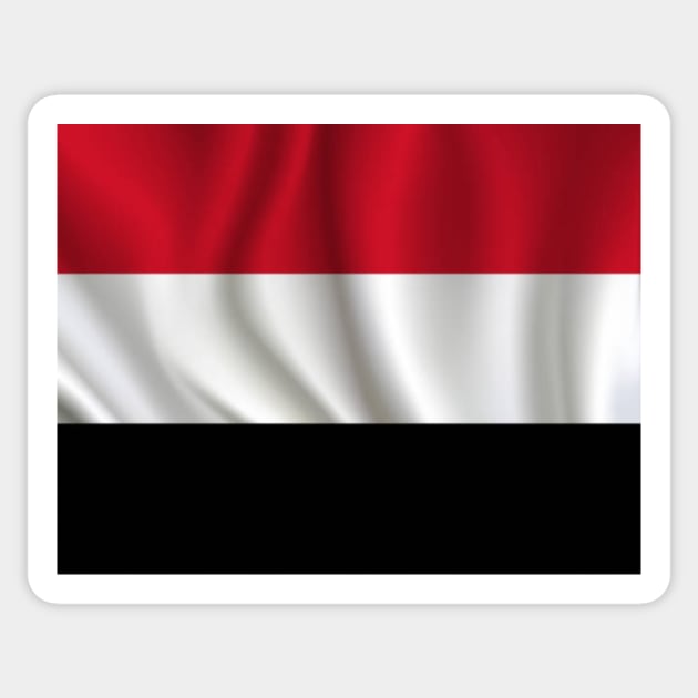Yemen Flag - Yemen - Sticker | TeePublic