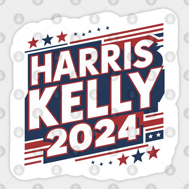 Harris-Kelly-2024 - Harris Kelly 2024 - Sticker | TeePublic