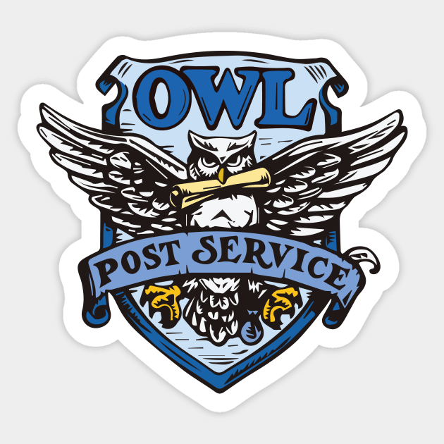 Owl Post - Owl - Sticker | TeePublic