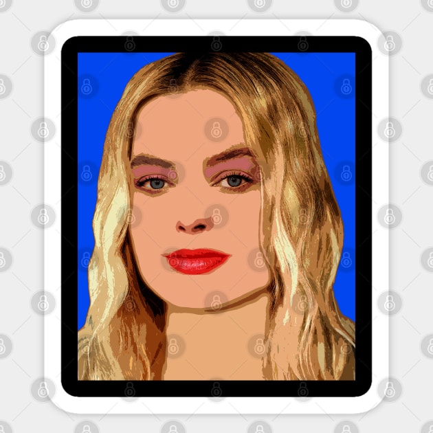margot robbie - Margot Robbie - Sticker | TeePublic