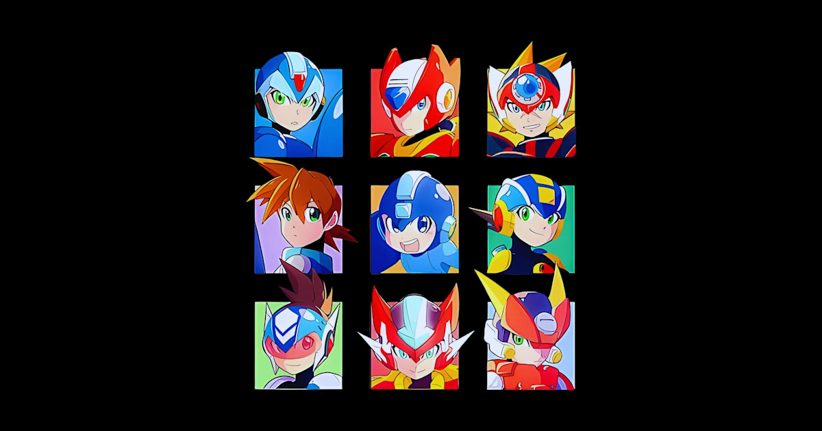 THE BLUE BOY MEGAMAN BOMBER MEGA MAN 2 X SPACE 5 - Cartoons - Sticker ...