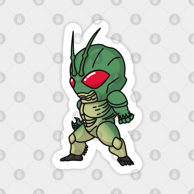 Kamen Rider Shin Chibi Style Kawaii - Kamen Rider - Magnet | TeePublic