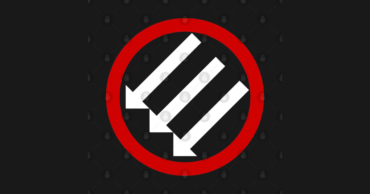 Three Arrows - Anti Fascist - Antifa (red/white) - Anti Fascist - T ...