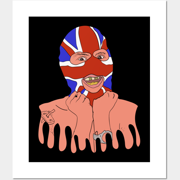 Slowthai Union Jack Balaclava - Slowthai - Posters and Art Prints ...