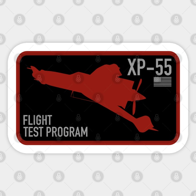 XP-55 Ascender - Ww2 Prototype Aircraft - Sticker | TeePublic