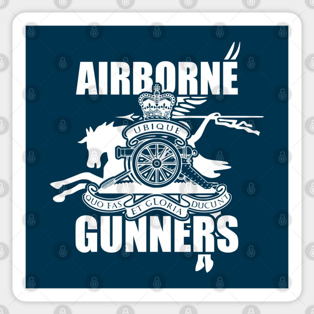 Royal Artillery Airborne Gunners - British Army Artillery - Sticker ...