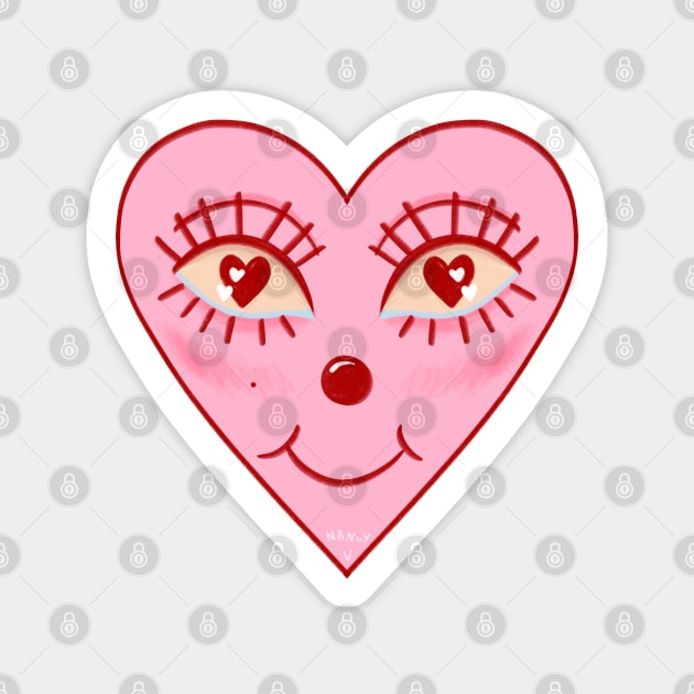 Happy Heart - Heart - Sticker | TeePublic