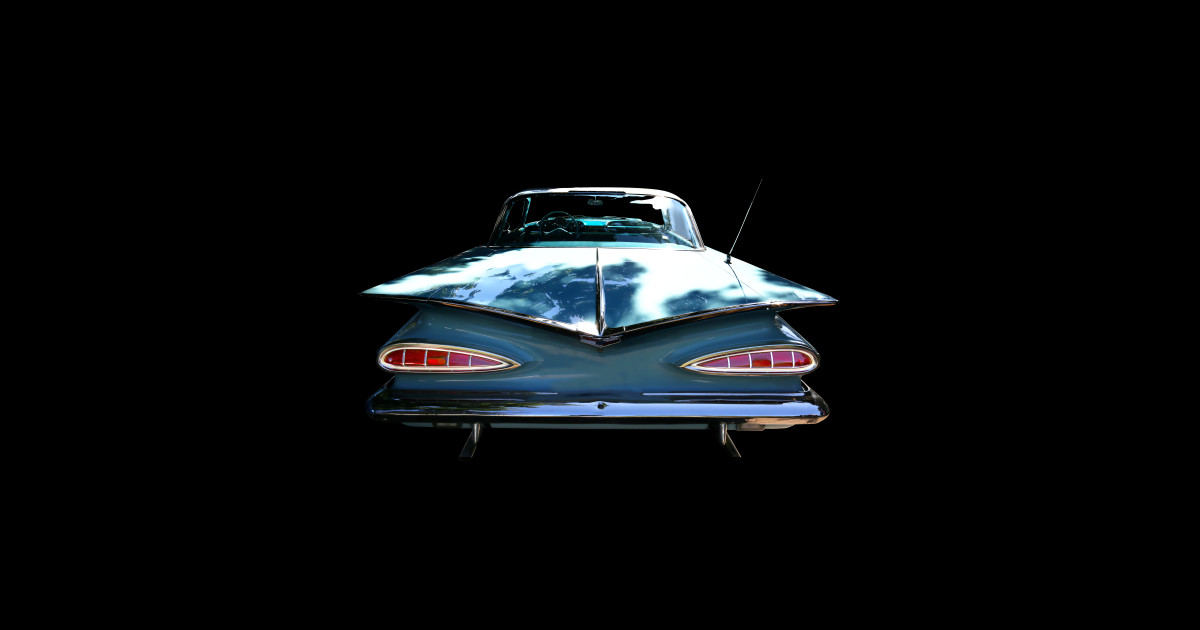 Impala rear view from 1959 - Impala - Posters and Art Prints | TeePublic