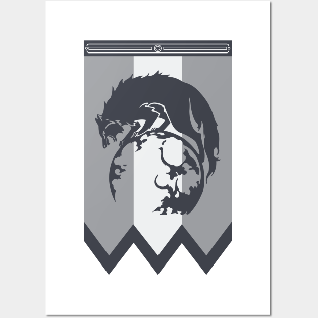 Ashen Wolves Banner - Fire Emblem - Posters and Art Prints | TeePublic