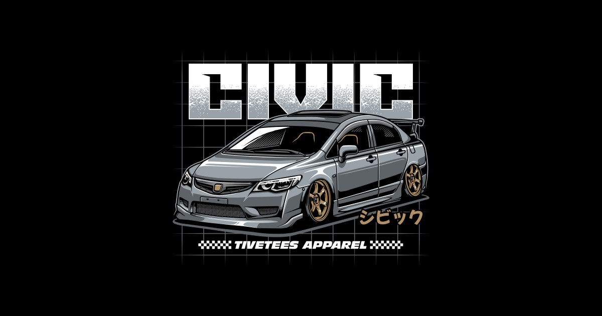 Civic FD - Civic Type R - Sticker | TeePublic