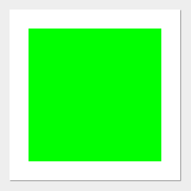 Neon Green Simple Solid Designer Color All Over Color - Neon Green ...